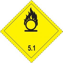 Class 5.1 Oxidizing substances IMO Sign | WayOut Evacuation Systems