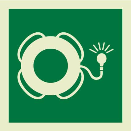 Lifebuoy with light IMO Sign LSS007 - Wayout Evacuation System