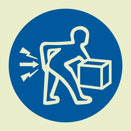 Lift correctly IMO Sign | International Maritime Organisation Signs