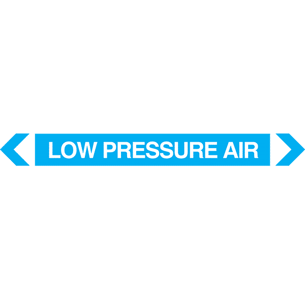 Low Pressure Air - Pipe Marker | Wayout Evacuation Systems