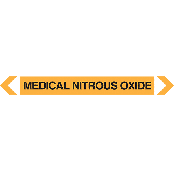 Medical Nitrous Oxide - Pipe Marker | Wayout Evacuation Systems