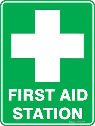Safety First Aid Station Portrait